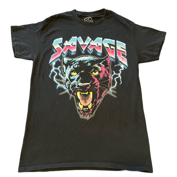 Dom | Shirts | Dom Savage Neon Panther Graphic Tee Shirt | Poshmark